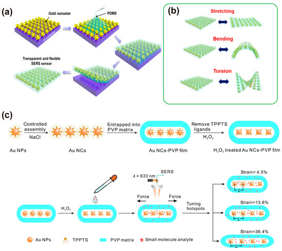 Recent Development and Applications of Stretchable SERS Substrates