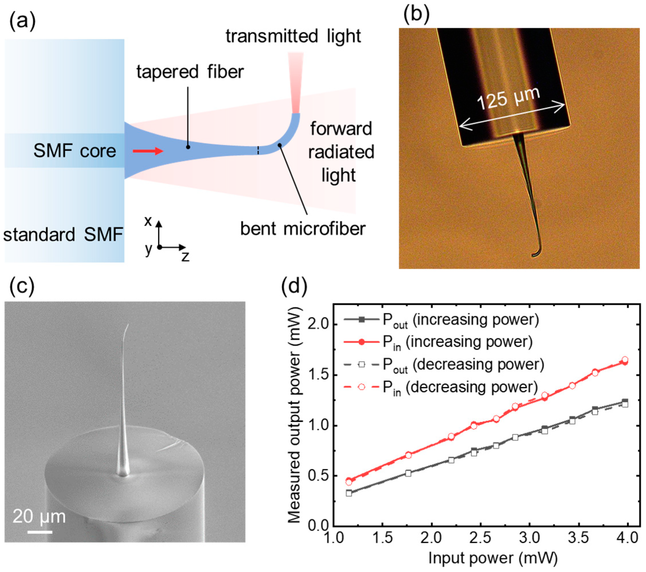 Efficient Mode Conversion from a Standard Single-Mode Fiber to a Subwavelength-Diameter Microfiber