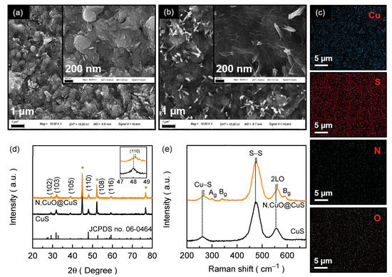 Nitrogen-Doped CuO@CuS Core–Shell Structure for Highly Efficient ...