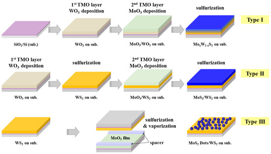 Tailored Synthesis of Heterogenous 2D TMDs and Their Spectroscopic ...