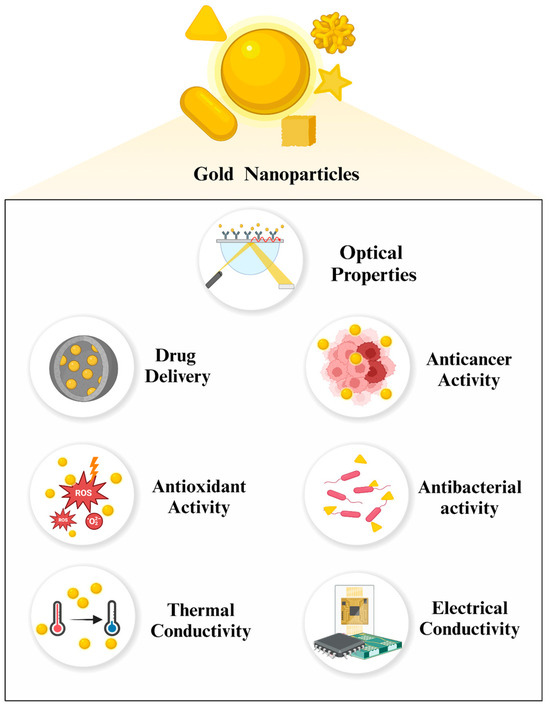Gold Nanoparticles: Multifunctional Properties, Synthesis, and Future Prospects