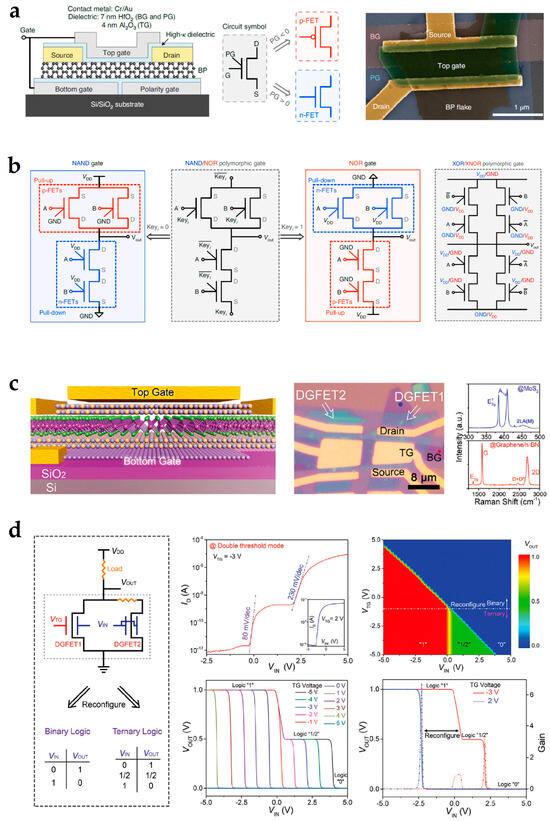 Principles and Applications of Two-Dimensional Semiconductor Material Devices for Reconfigurable ...