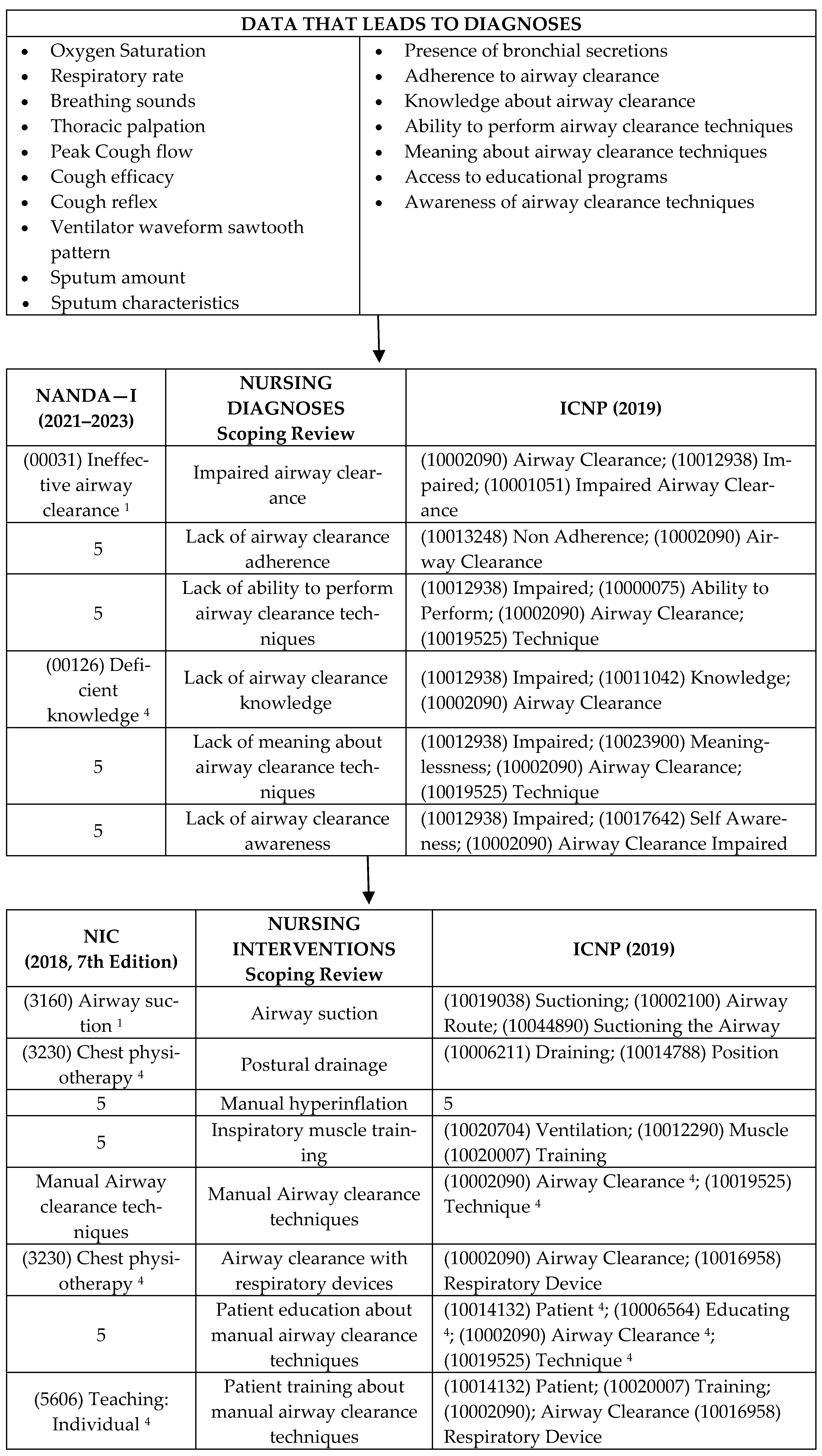 Nursing Process Related to the Nursing Focus “Airway Clearance”: A ...