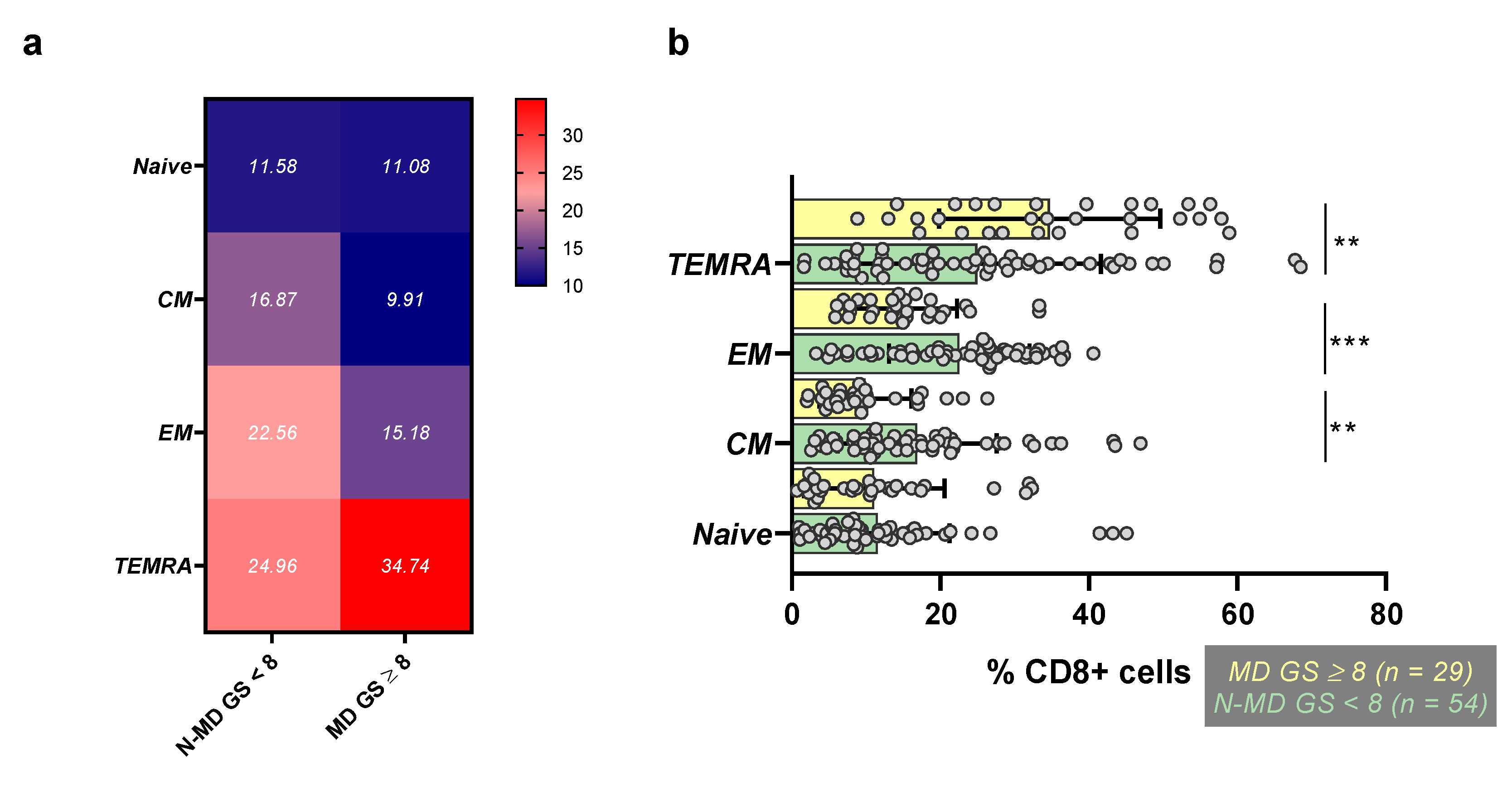 Peripheral Blood CD8+ T-Lymphocyte Subsets Are Associated with ...