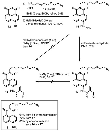 Neighboring Nitrogen Atom-Induced Reactions of Azidoacetyl Hydrazides ...