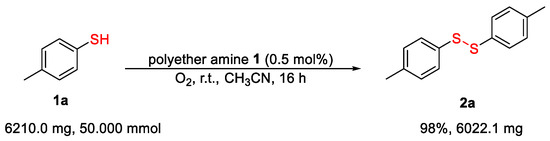 Innovative Application of Polyether Amine as a Recyclable Catalyst in ...