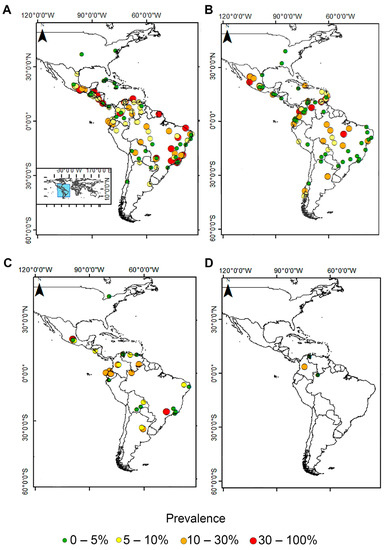 Prevalence of Human Intestinal Entamoeba spp. in the Americas: A ...