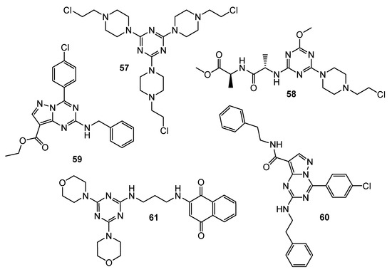 Recent Advances in the Biological Activity of s-Triazine Core Compounds