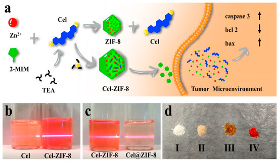 Assembly of Celastrol to Zeolitic Imidazolate Framework-8 by ...