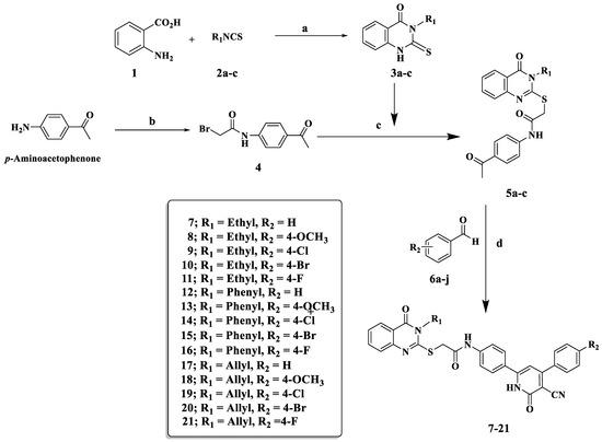 Quinazolin-4-one/3-cyanopyridin-2-one Hybrids as Dual Inhibitors of ...
