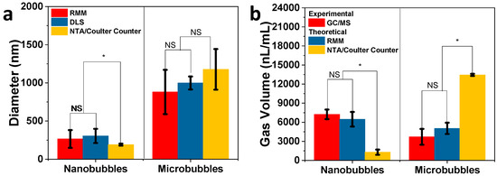 Theoretical and Experimental Gas Volume Quantification of Micro- and ...