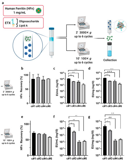Combined Method to Remove Endotoxins from Protein Nanocages for Drug ...
