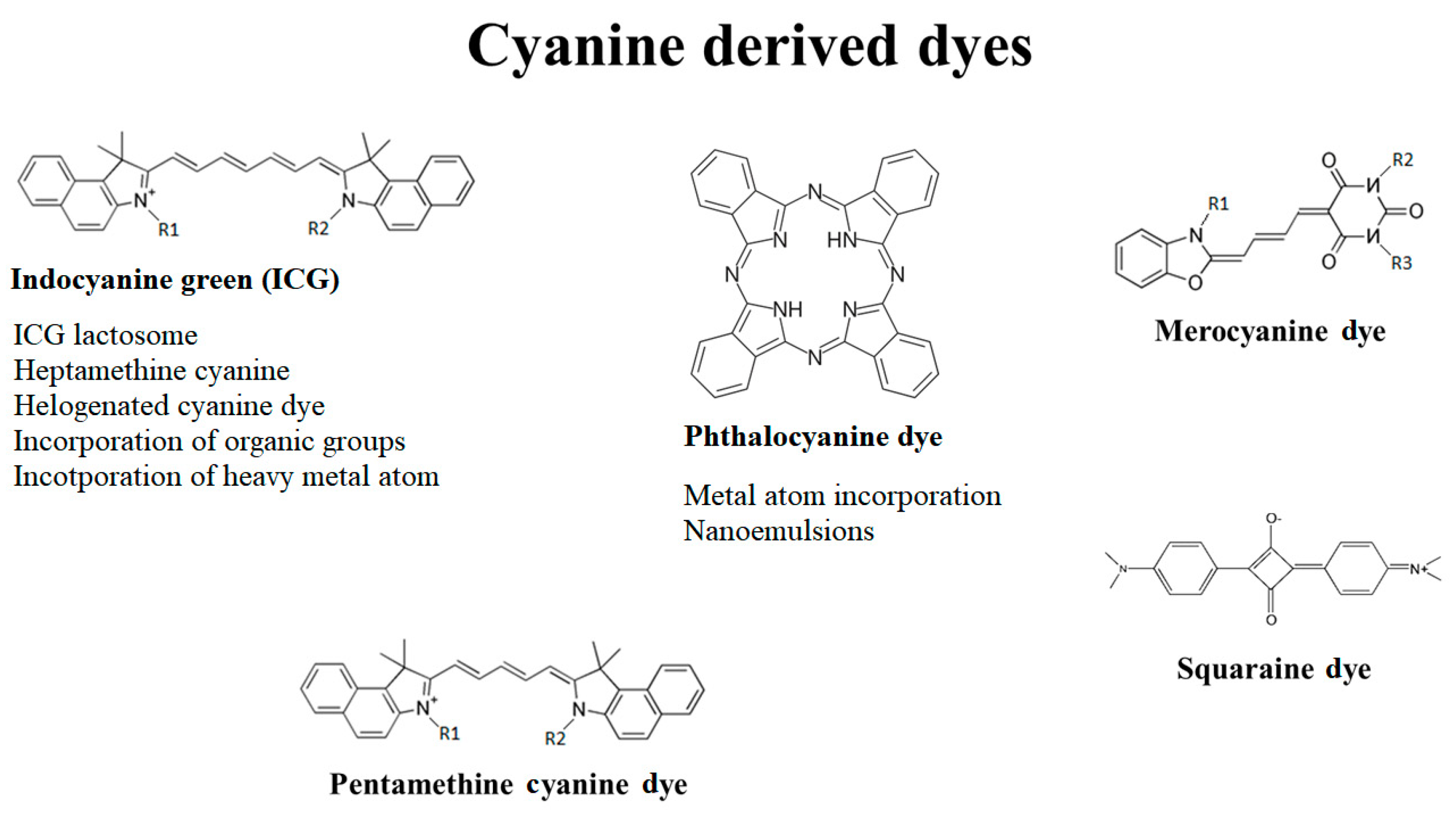 Potential of Cyanine Derived Dyes in Photodynamic Therapy