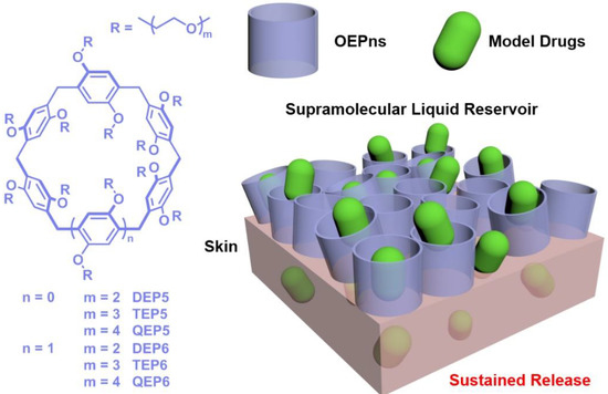 A Biocompatible Liquid Pillar[n]arene-Based Drug Reservoir for Topical ...