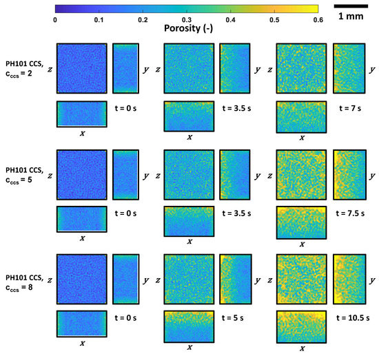 Modelling the Evolution of Pore Structure during the Disintegration of ...