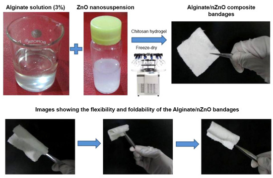 Alginate-Based Materials Loaded with Nanoparticles in Wound Healing