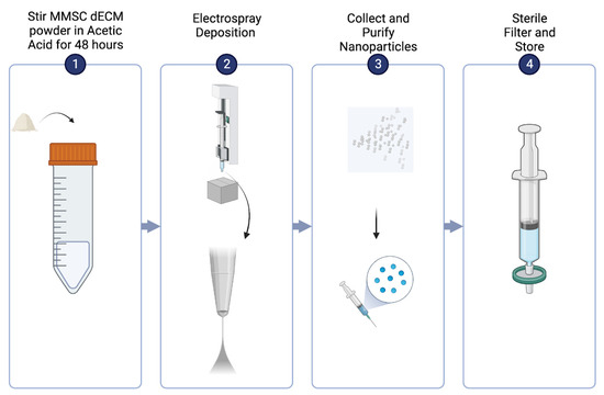 Electrosprayed Mesenchymal Stromal Cell Extracellular Matrix ...
