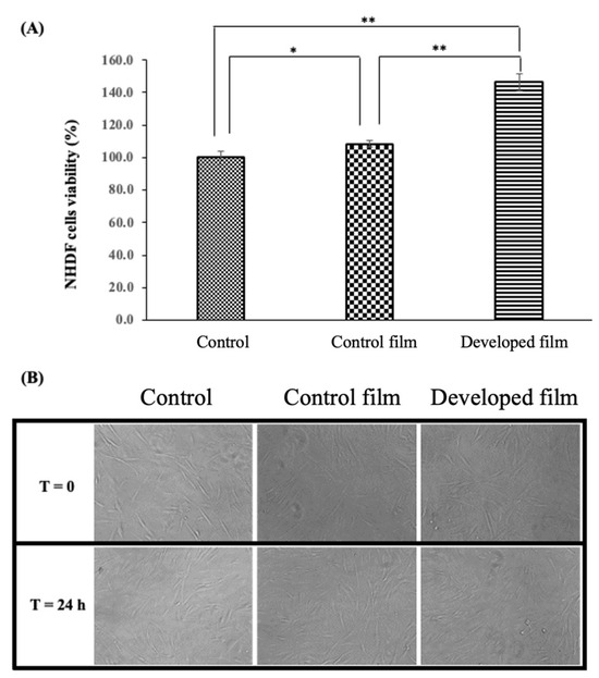 In Vitro Wound Healing Potential of a Fibroin Film Incorporating a ...