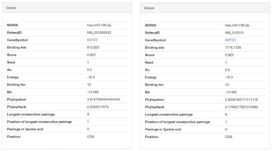 miR-195-5p Inhibits Colon Cancer Progression via KRT23 Regulation