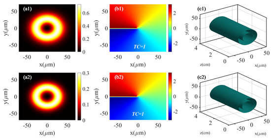 Transmission of Vortex Solitons in Three-Dimensional χ(2) Helical ...