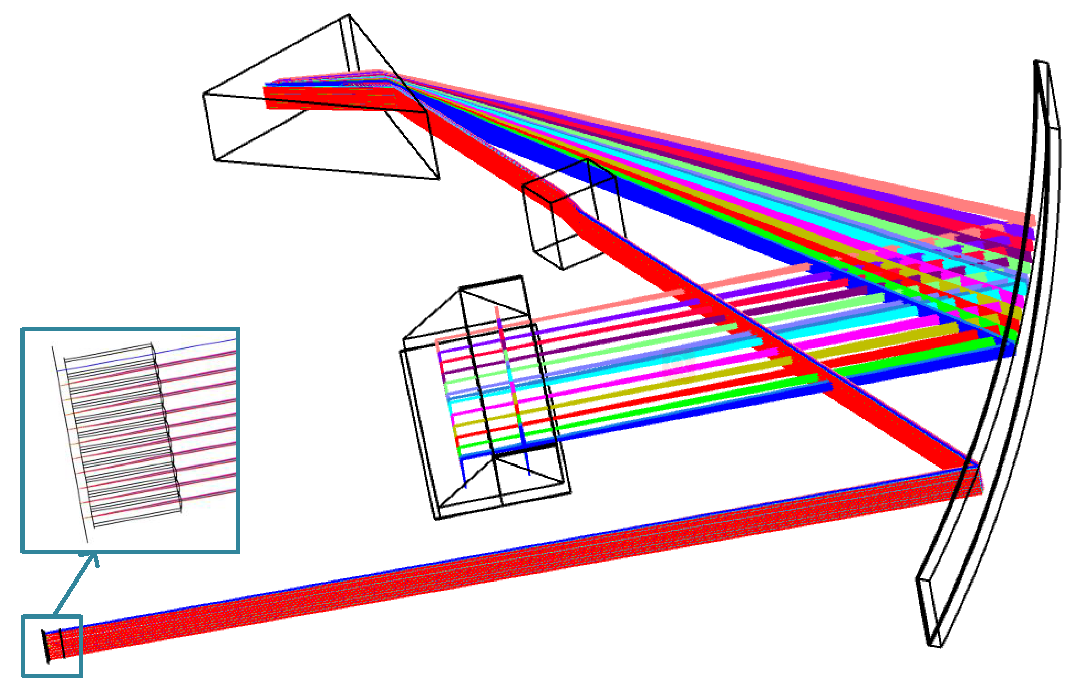 Optical Design of an LCoS-Based 1 × 10 WSS with High Coupling Efficiency and Compact Light Paths