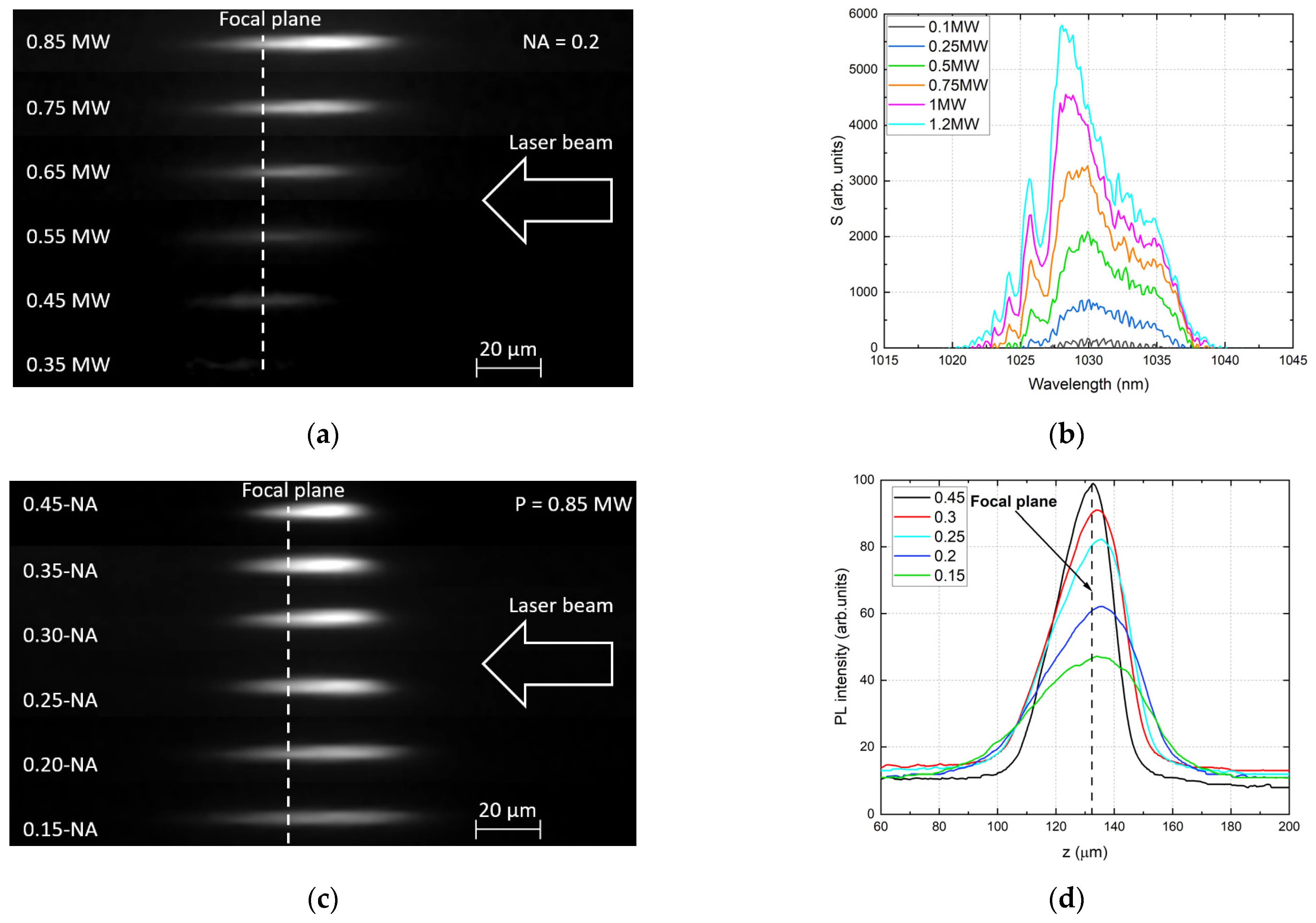 Numerical Aperture-Dependent Spatial Scaling of Plasma Channels in HPHT ...