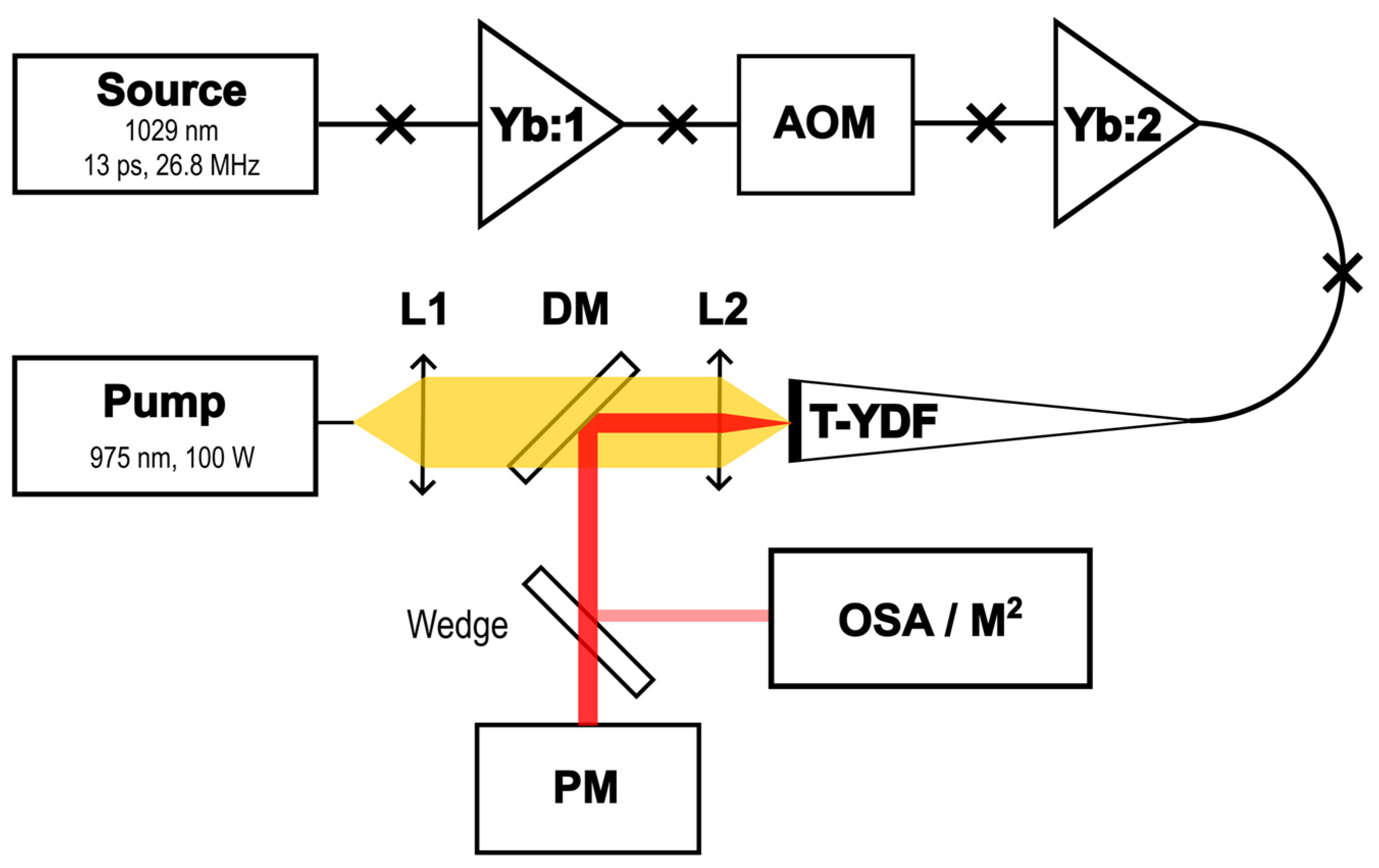 Picosecond Pulse Tapered Fiber Amplifier Operated near 1030 nm with ...