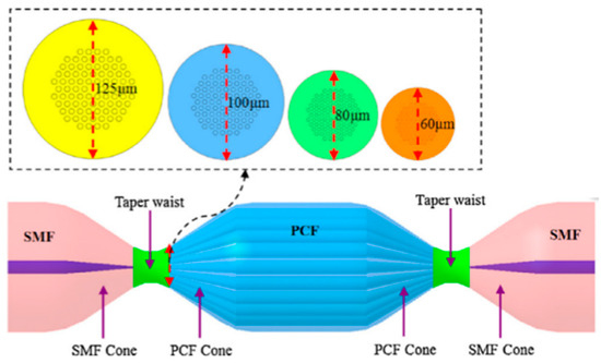 The Structure and Applications of Fused Tapered Fiber Optic Sensing: A ...