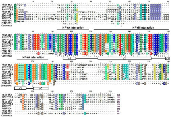 Comprehensive Analyses of Four PhNF-YC Genes from Petunia hybrida and ...