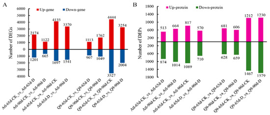 Comprehensive Transcriptome and Proteome Analyses Reveal the Drought ...