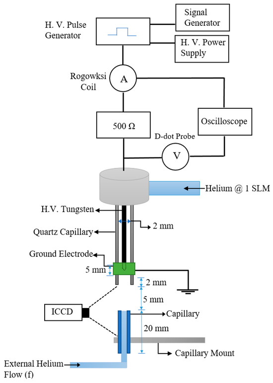 Penetration of a Pulsed Guided Streamer Discharge into Micrometer-Sized ...