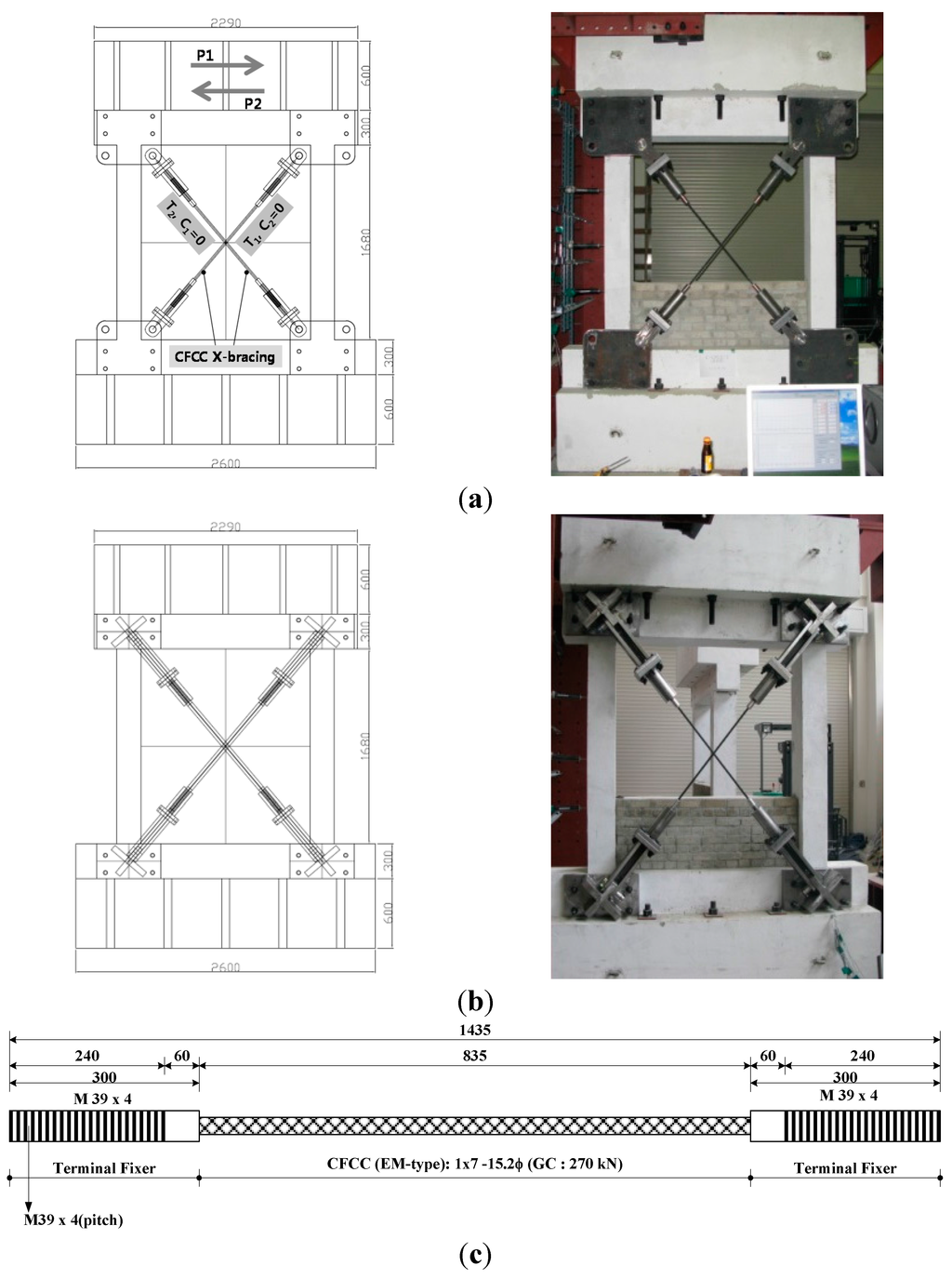 An Experimental Study on Non-Compression X-Bracing Systems Using Carbon ...