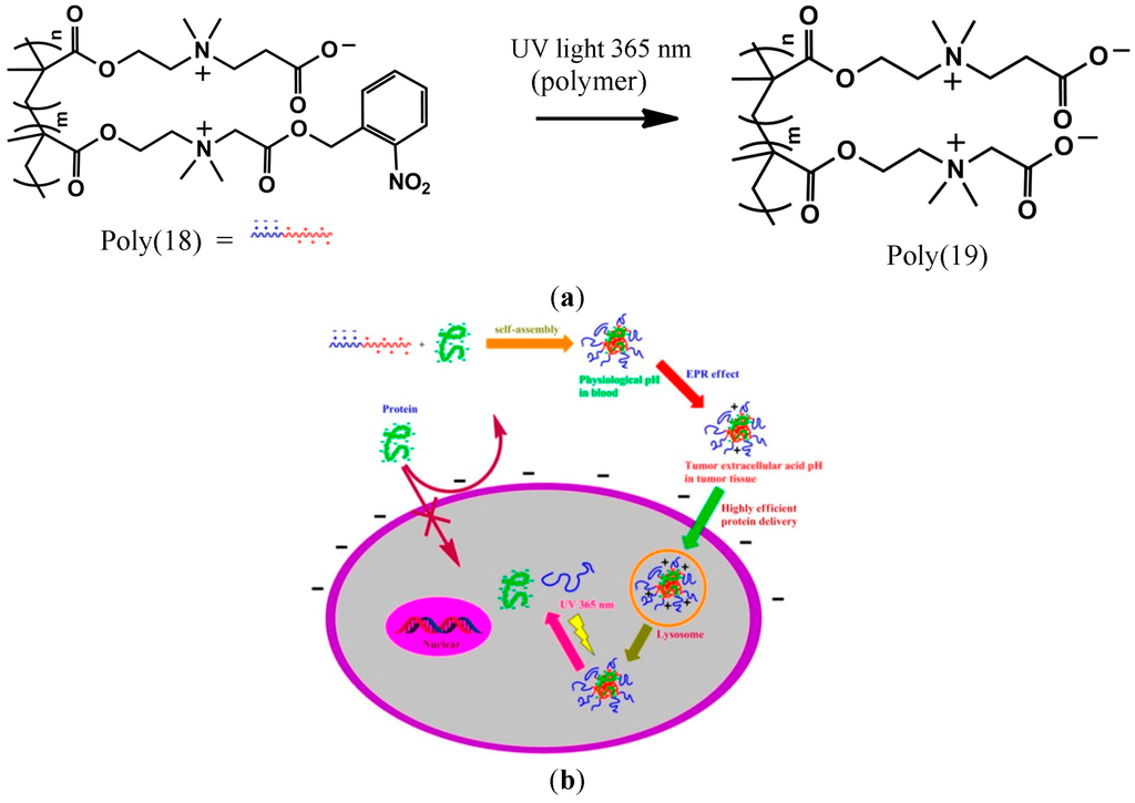 Switchable Materials Containing Polyzwitterion Moieties
