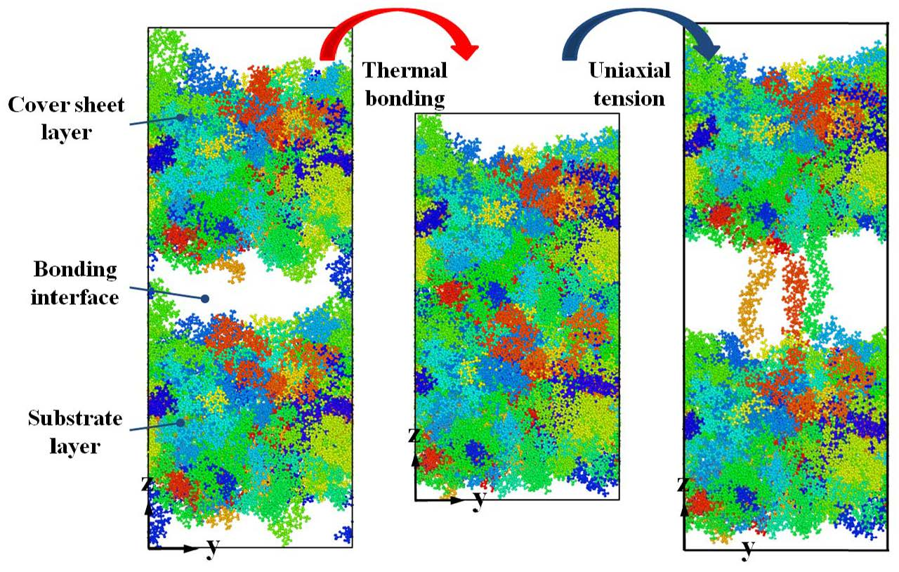 Polymers | Free Full-Text | Molecular Dynamics Simulation on the Effect of Bonding Pressure on ...