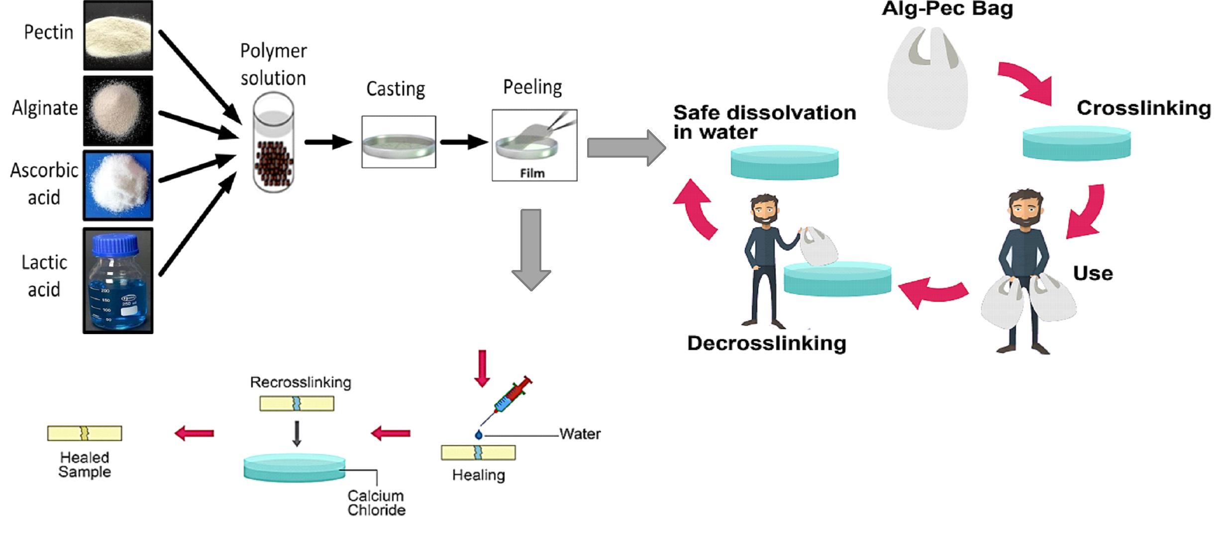Polymers | Free Full-Text | Safely Dissolvable and Healable Active ... Polymers | Free Full-Text | Safely Dissolvable and Healable Active ...