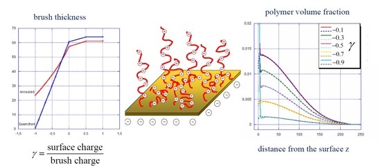 Polymers | Free Full-Text | Electroresponsive Polyelectrolyte Brushes Studied by Self-Consistent ...
