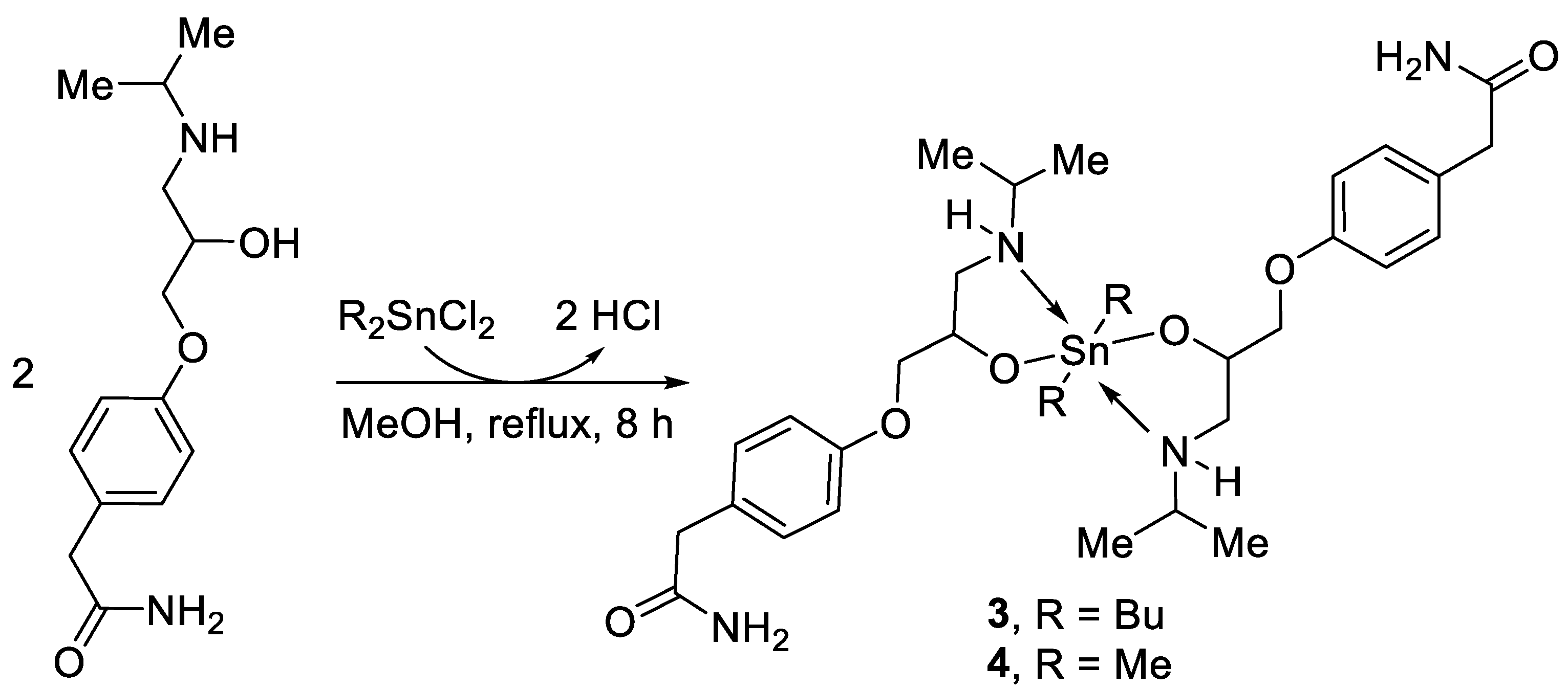 Tin Complexes Containing an Atenolol Moiety as Photostabilizers for ...