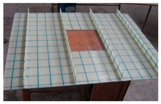 GFRP Stiffened Plate with Square Cutout under Axial and Out-of-Plane Load