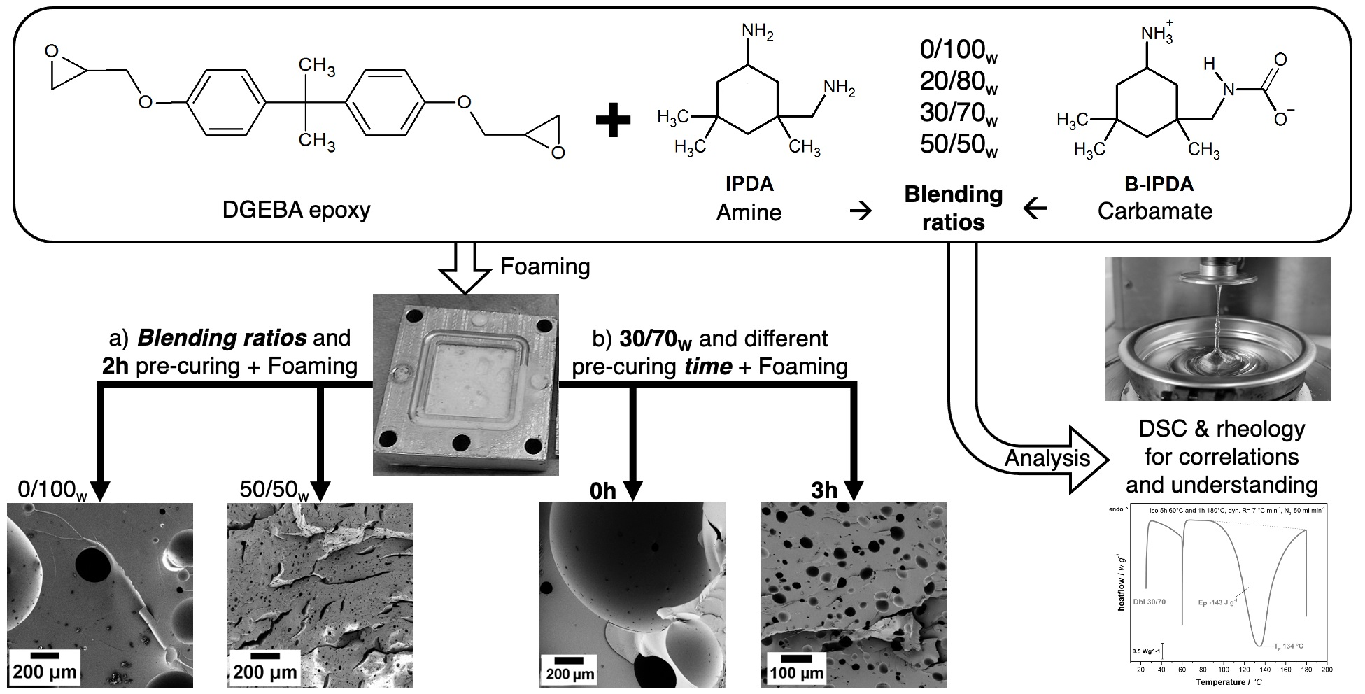 Polymers | Free Full-Text | Tailoring Epoxy Resin Foams by Pre-Curing ...
