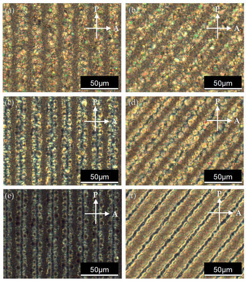 Polarization-Dependent Gratings Based on Polymer-Dispersed Liquid ...