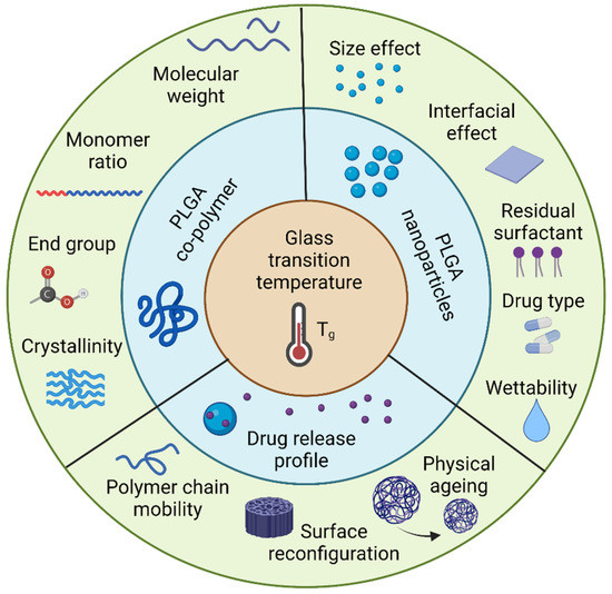 Glass Transition Temperature of PLGA Particles and the Influence on ...