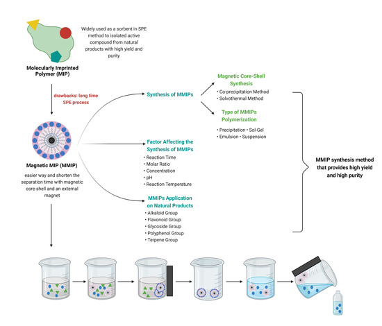 Polymers | Free Full-Text | Magnetic Molecularly Imprinted Polymers: An Update on Their Use in ...