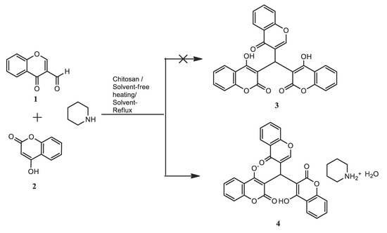 Chitosan Catalyzed Novel Piperidinium Dicoumarol: Green Synthesis, X ...