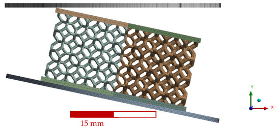 Low Impact Velocity Modeling of 3D Printed Spatially Graded Elastomeric Lattices
