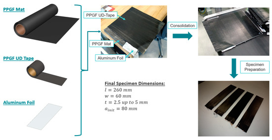 Interface Characterization of Consolidated PPGF Tapes on PPGF Mat Material