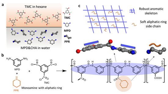 High-Performance Polyamide Reverse Osmosis Membrane Containing Flexible ...