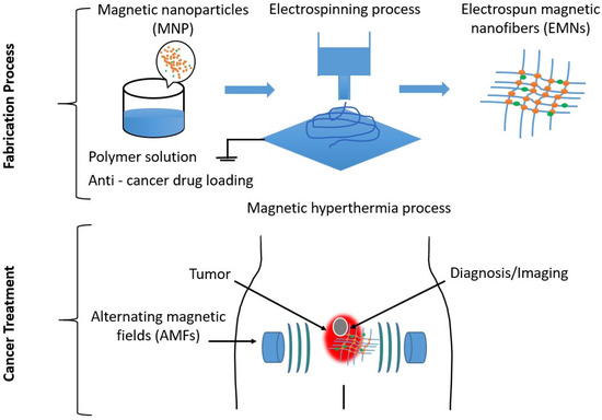 Electrospun Magnetic Nanofiber Mats for Magnetic Hyperthermia in Cancer Treatment Applications ...