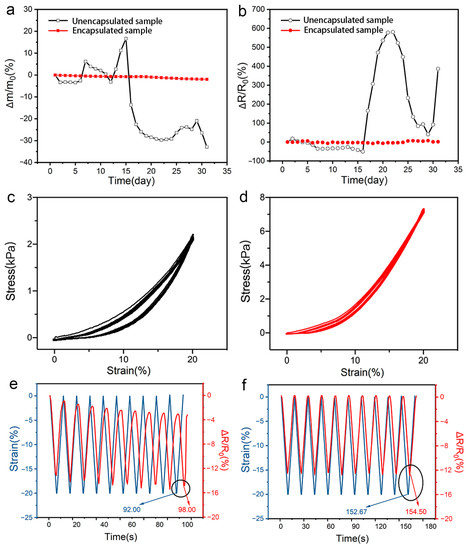 A Flexible Sensor with Excellent Environmental Stability Using Well-Designed Encapsulation Structure