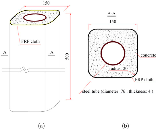 Eccentric Compression Properties of FRP–Concrete–Steel Double-Skin ...