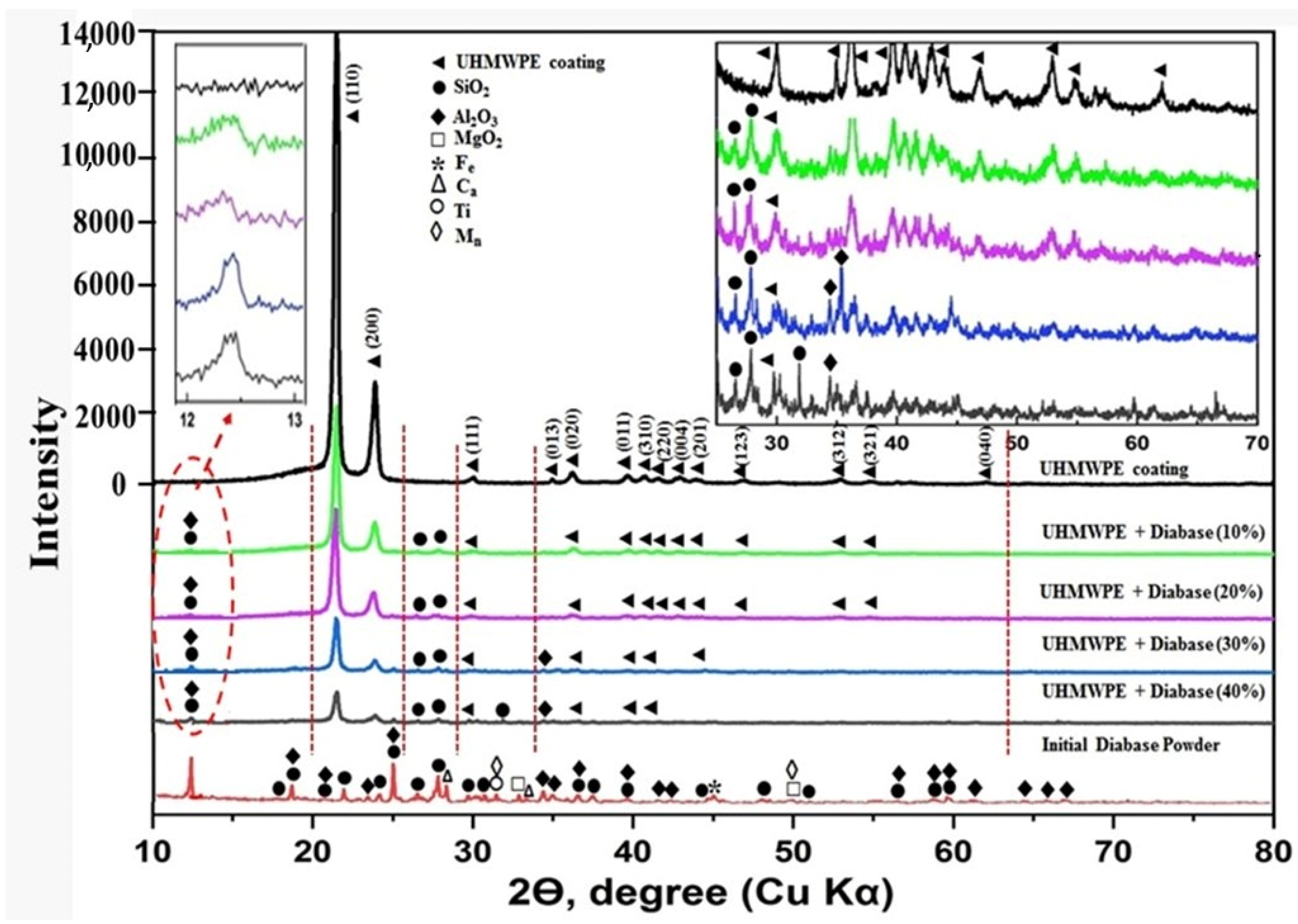 Influence of Diabase Filler on the Structure and Tribological ...